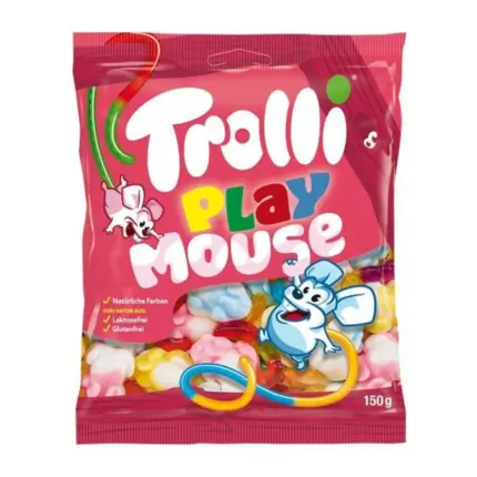 Trolli Playmouse 150g | Słodyczowo | Żelki z pianką marshmallow