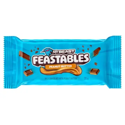 Feastables MrBeast Deez Nuts Chocolate 60g | Słodyczowo | Czekolada z ...
